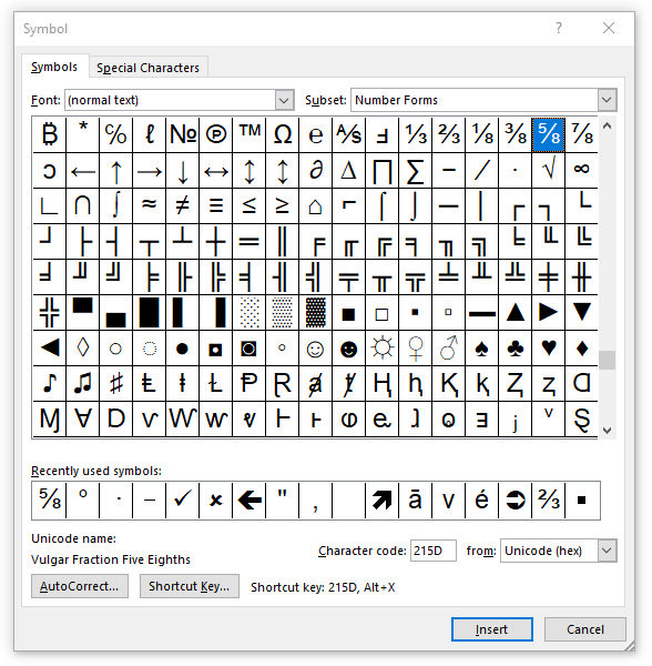 Inserting Special Characters And Accented Words In Your Word Document